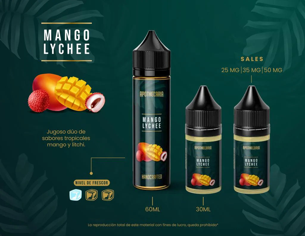 Apothecaria - Mango-Lychee Liquid – Nebula Vape Place